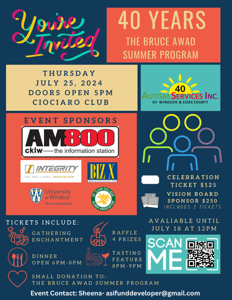 Tickets for the 40th Year Bruce Awad Summer Program CELEBRATION are NOW ...